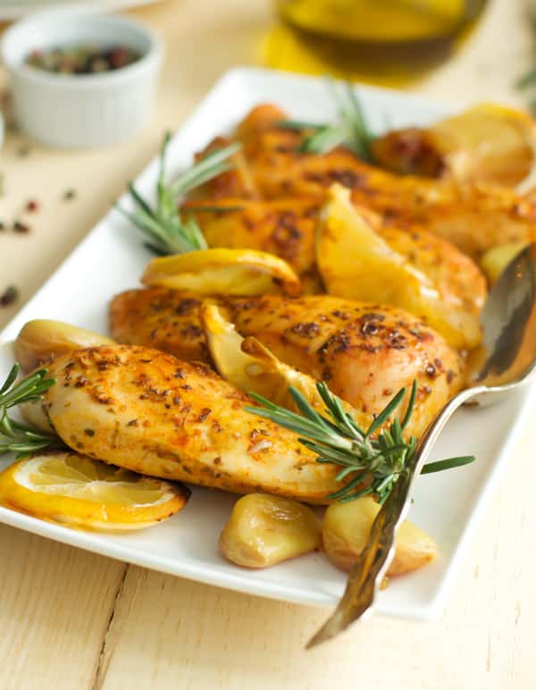 Rosemary Lemon Roasted Chicken Breasts - Primavera Kitchen Rosemary Lemon Roasted Chicken Breasts - Primavera Kitchen