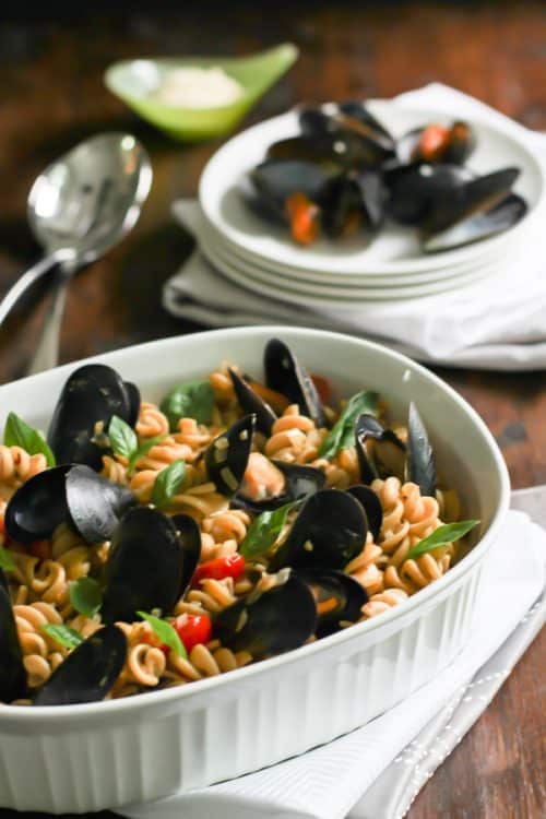Fusilli with Mushroom and Roasted Butternut Squash - Primavera Kitchen