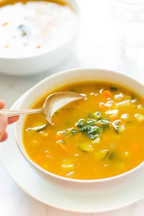 Zucchini Summer Soup - Primavera Kitchen