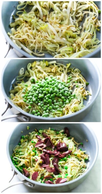 Leek Kalamata Rice - Primavera Kitchen