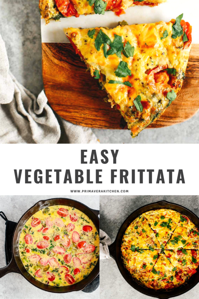 Easy Vegetable Frittata Recipe (Quick and Light Lunch)