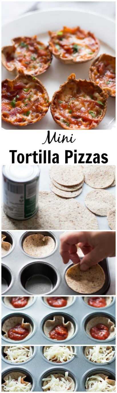 Mini Tortilla Pizzas Recipe - Primavera Kitchen