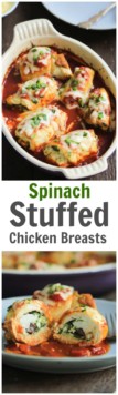 Spinach and Feta Stuffed Chicken Breasts - Primavera Kitchen