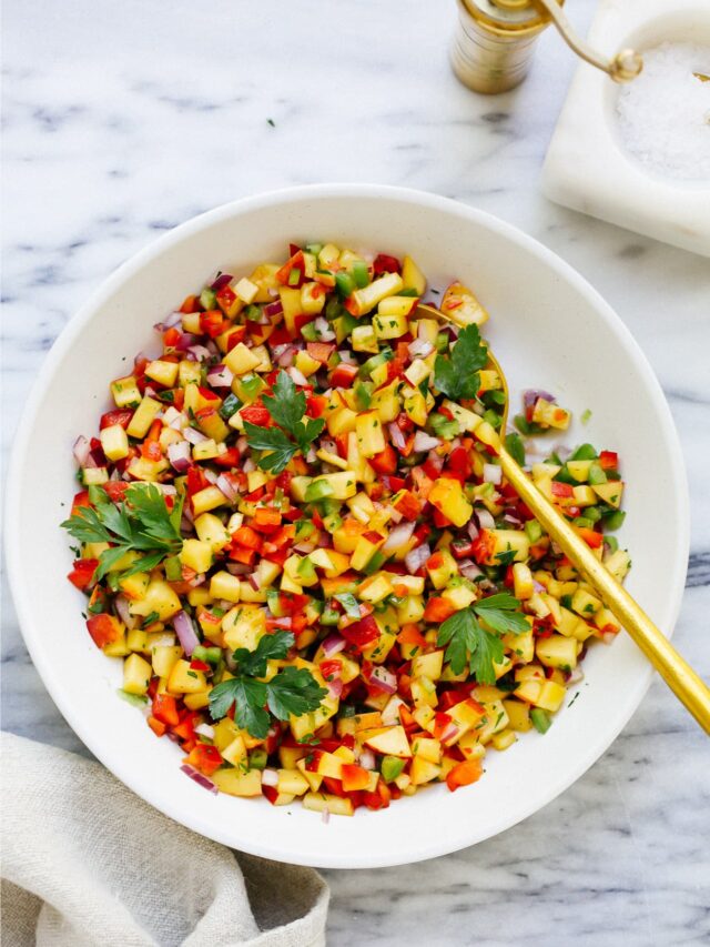Peach Salsa Recipe - Primavera Kitchen