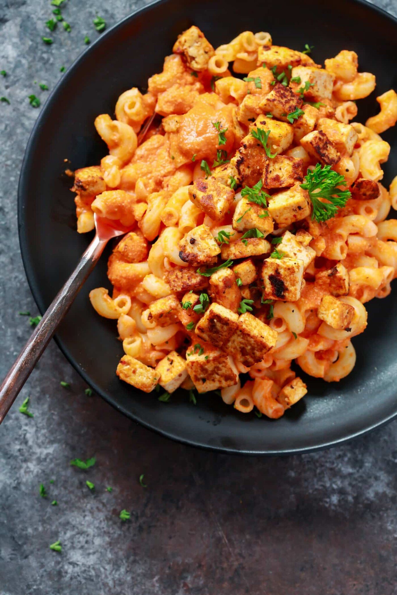 Gluten-free Roasted Red Bell Pepper Pasta - Primavera Kitchen