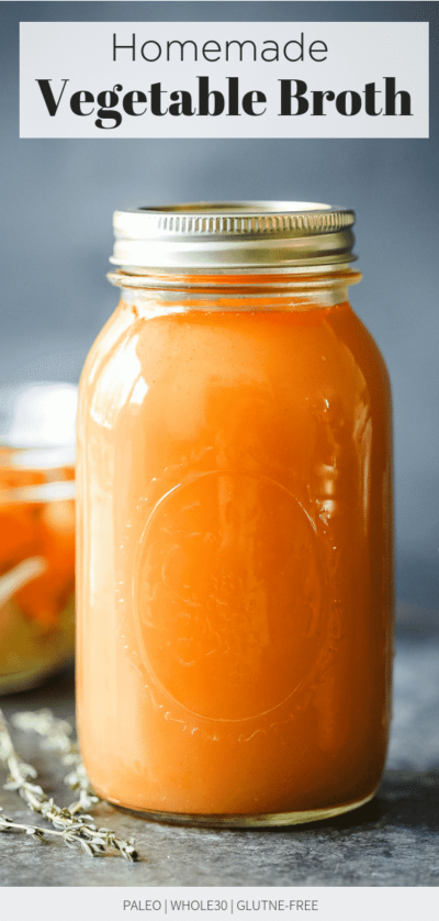 Easy Homemade Vegetable Broth (Ready in 45 minutes)
