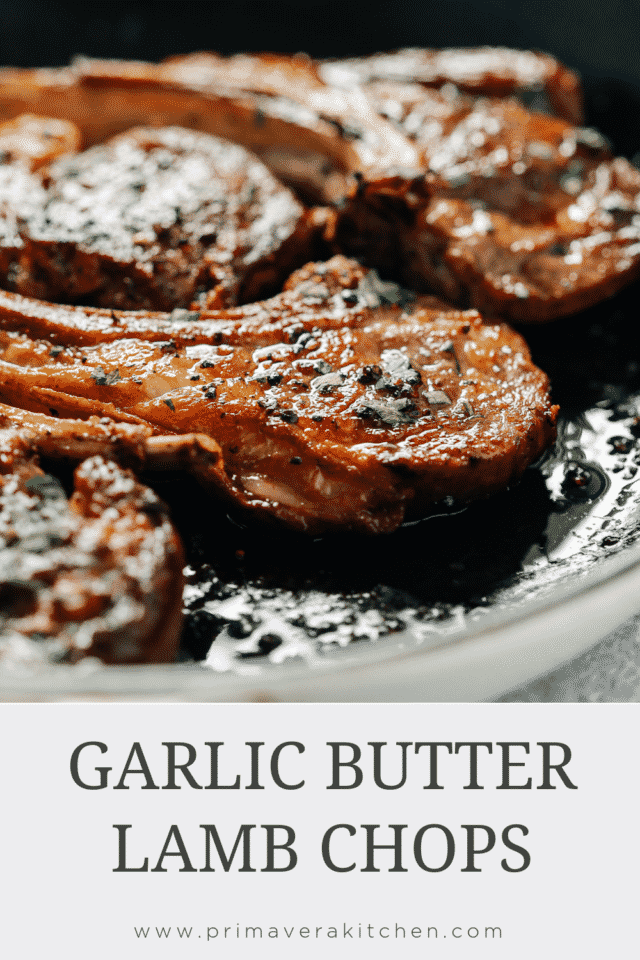 Garlic Butter Lamb Chops – Perfectly Seared and Ready in 20 Mins
