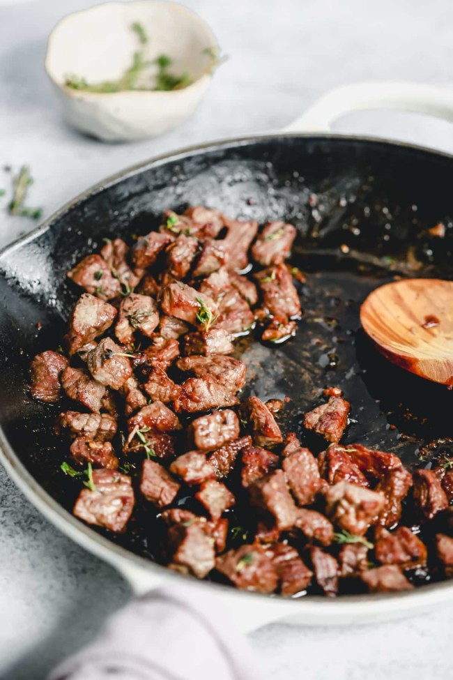 Garlic Butter Steak Bites | Primavera Kitchen