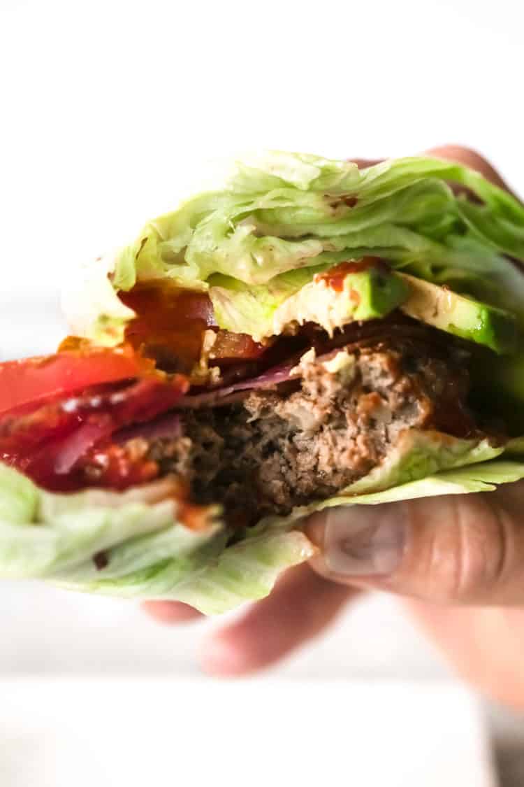 Bunless Burger Recipe | Primavera Kitchen