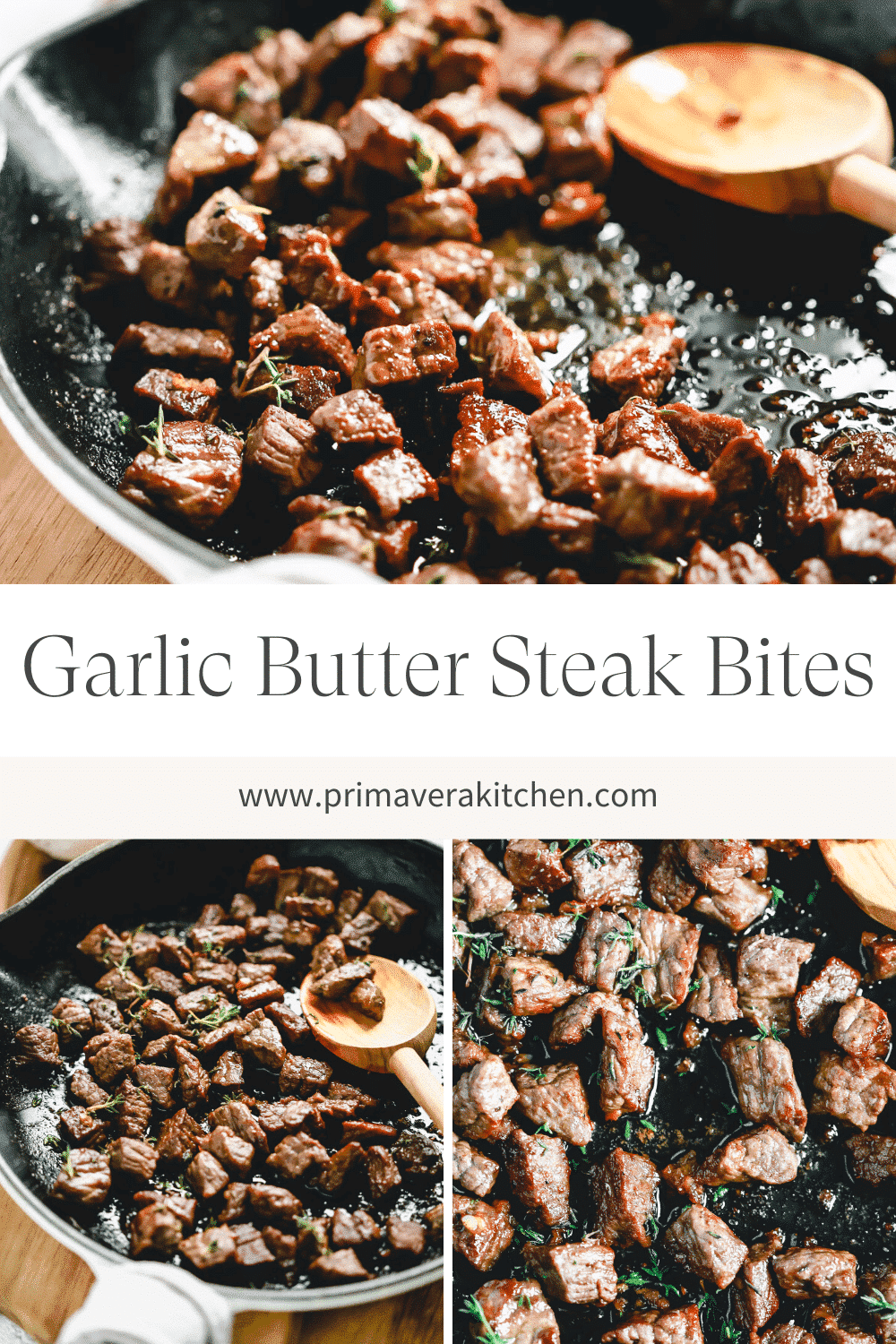 Garlic Butter Steak Bites | Primavera Kitchen