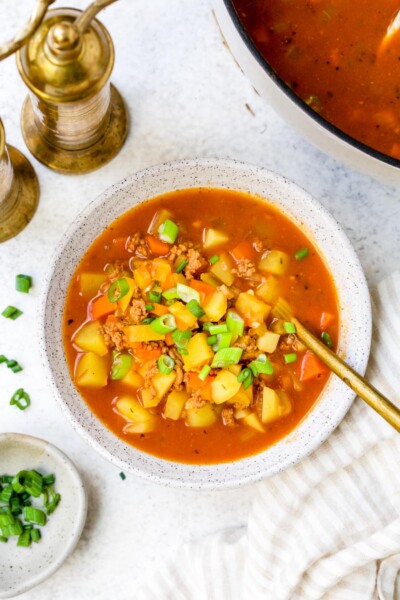 Hamburger Soup | Primavera Kitchen