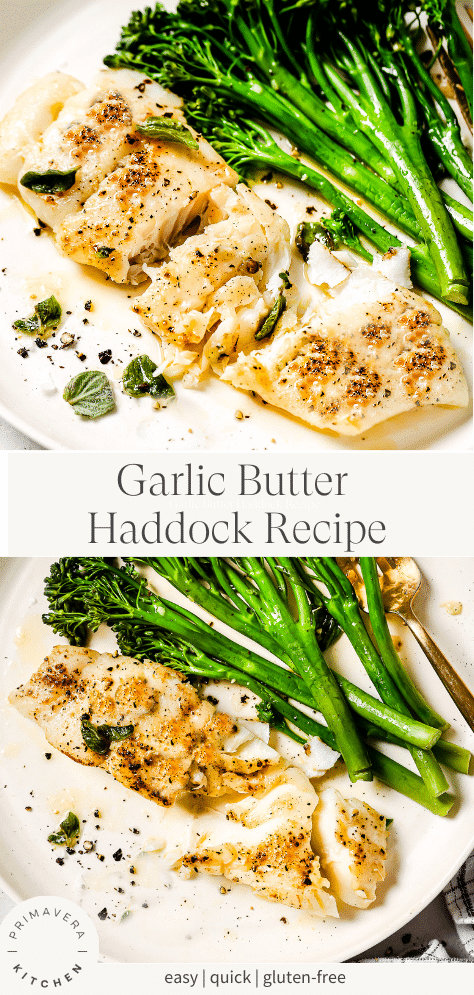Haddock Recipe with Garlic Butter | Primavera Kitchen