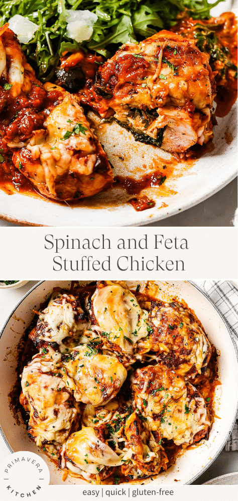 Spinach and Feta Stuffed Chicken | Primavera Ktichen