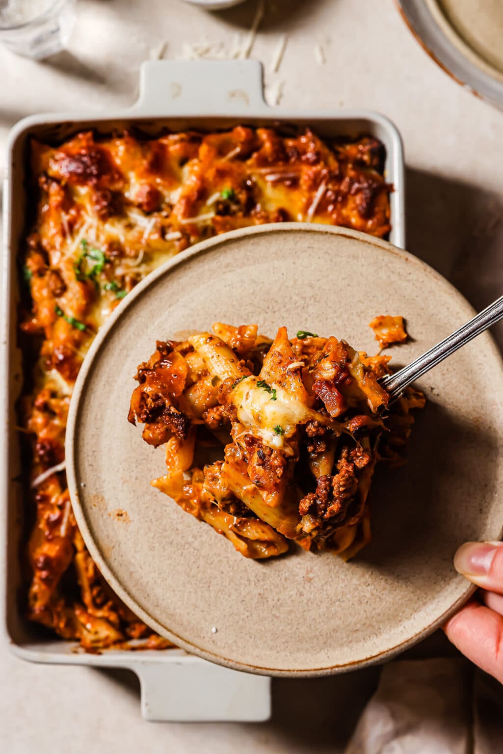 Baked Ziti with Ground Beef – Cheesy, Saucy & Delicious!