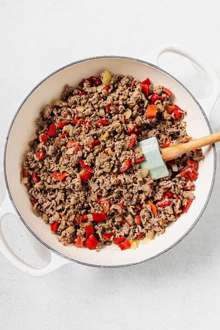 Picadillo Recipe – Ground Beef with Tomato Sauce & Green Olives